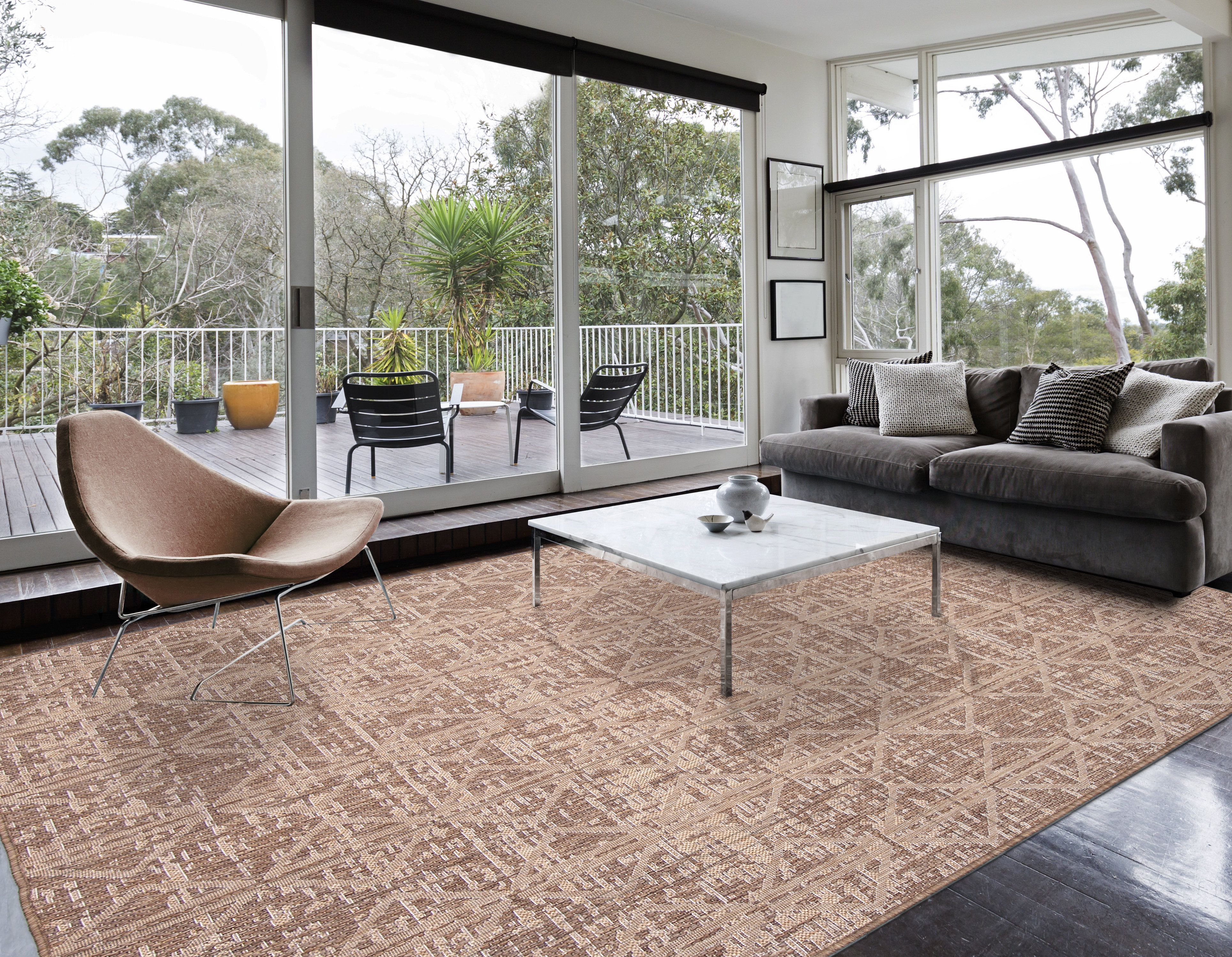 Union Rustic Tapis brun Kaylanne et Commentaires - Wayfair Canada