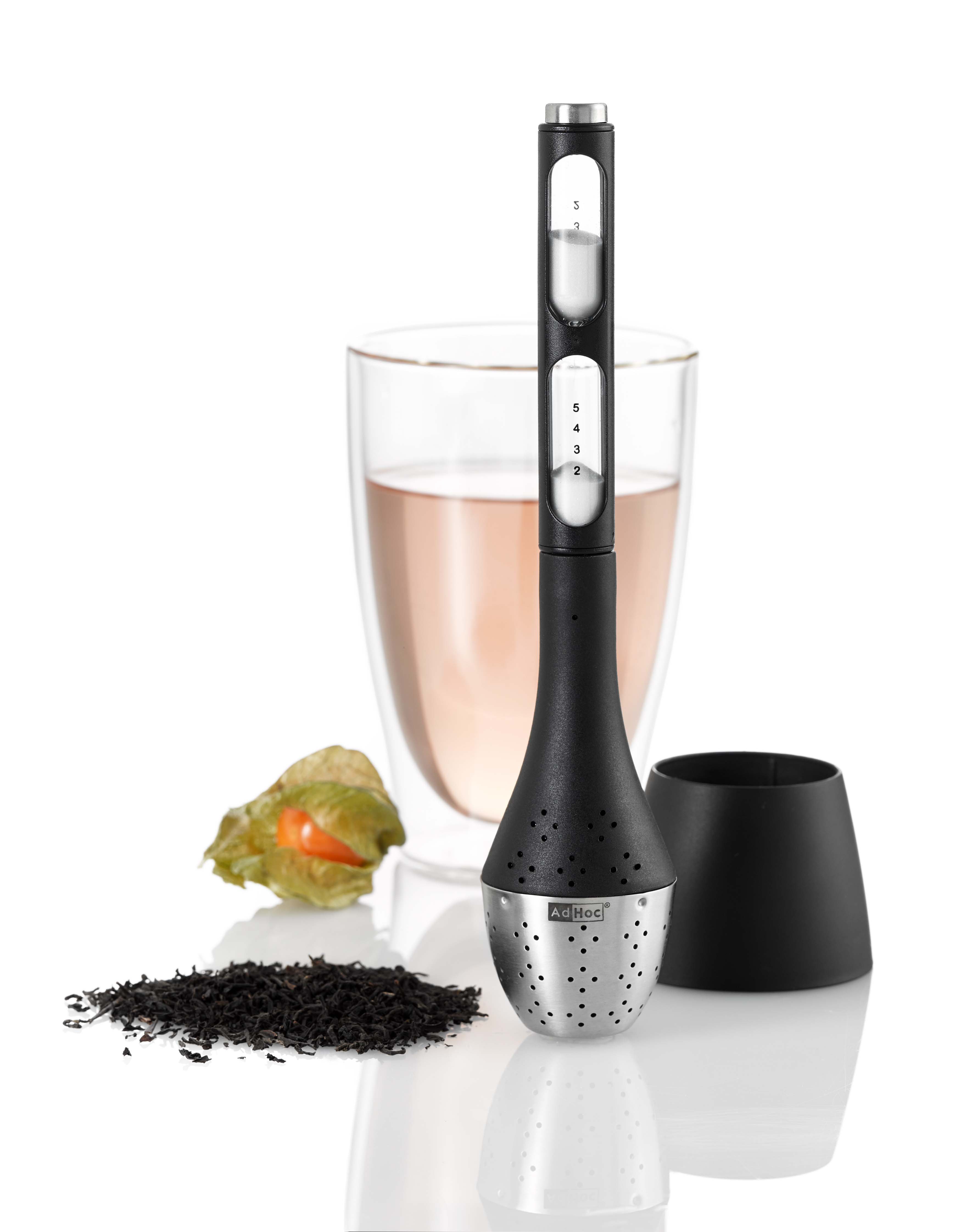 AdHoc Santea Floating Tea Egg Infuser with Magnetic Hourglass | Wayfair