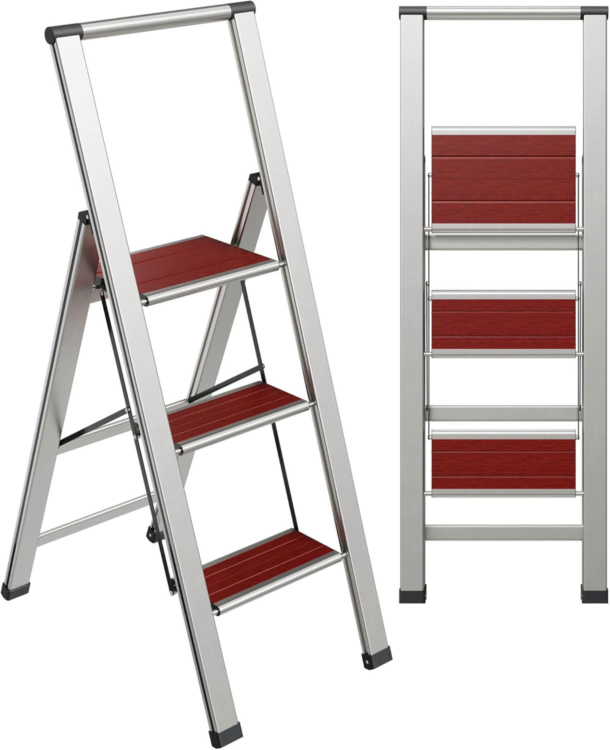 WFX Utility™ Step Ladder 3 Step Folding, Decorative - Beautiful ...