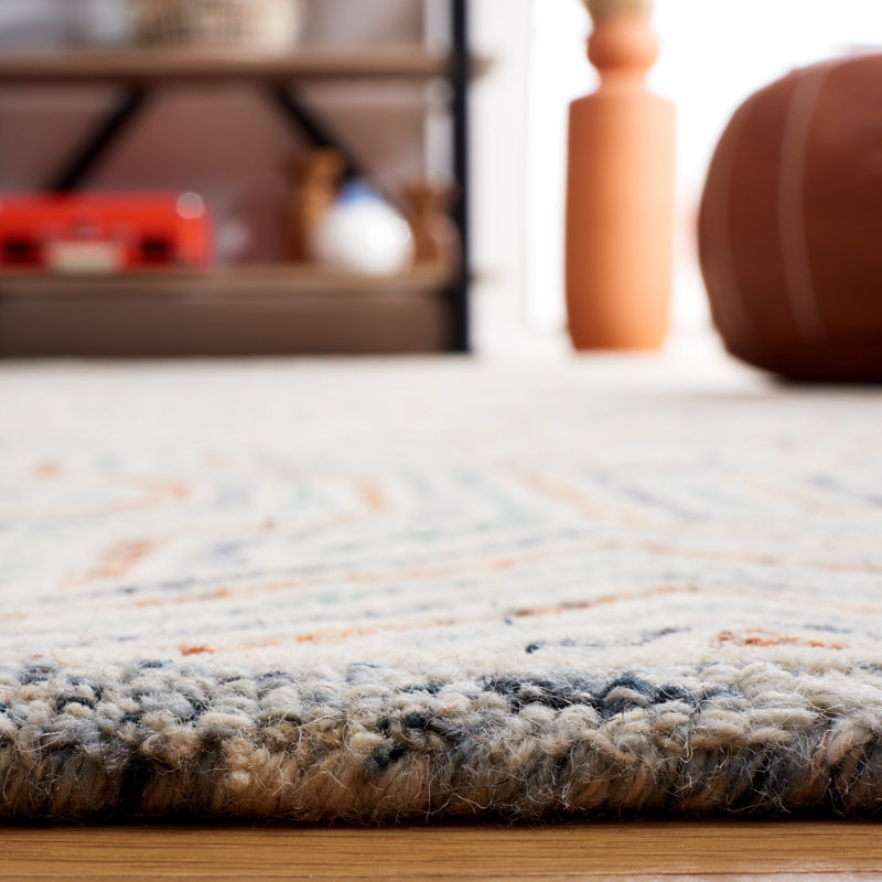 Dakota Fields Daly Hand Tufted Wool Geometric Rug & Reviews | Wayfair