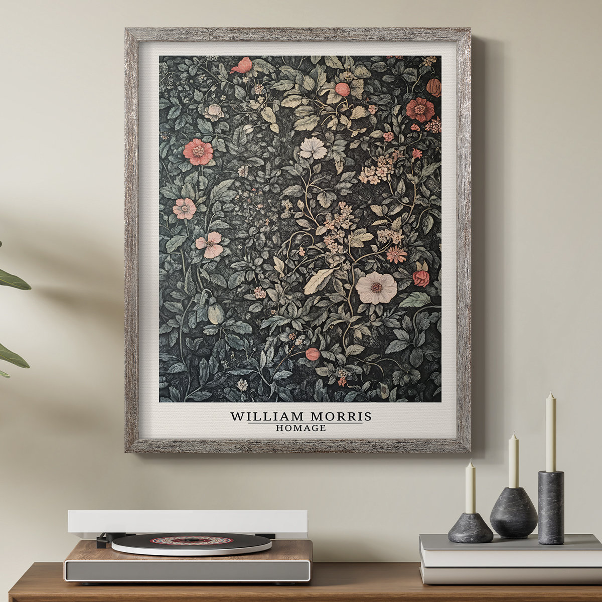 Winston Porter WM MORRIS Series CMXX Framed Print - Solid Wood | Wayfair