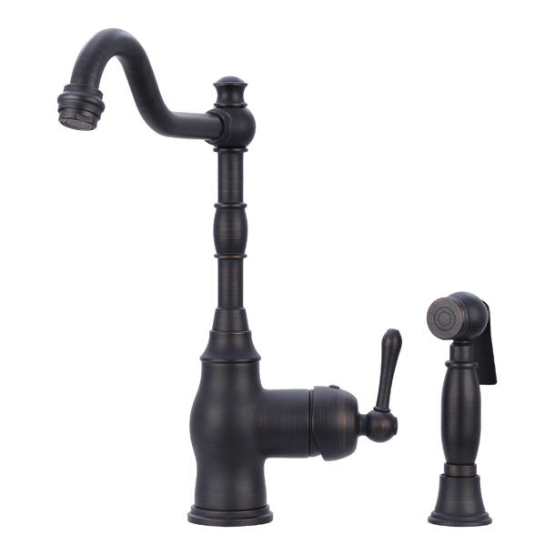 Houzer Charlotte Kitchen Faucet with Side Spray & Reviews | Wayfair