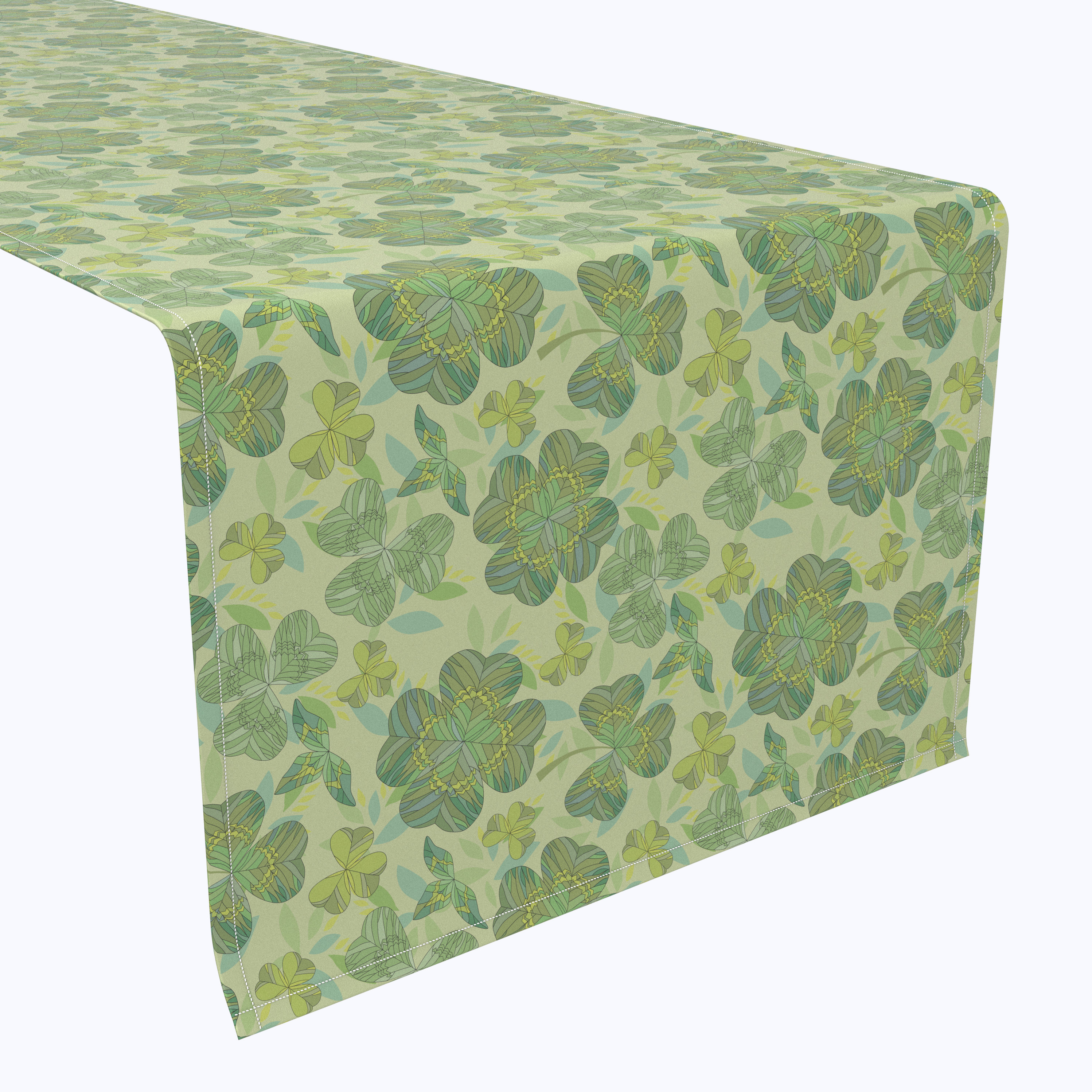 The Holiday Aisle® Parkersburg Botanical Celtic Table Runner | Wayfair