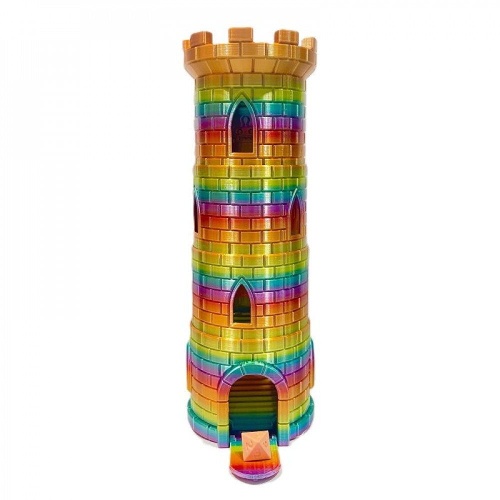 Red Barrel Studio® Collapsible Rainbow Color Dice Tower 3D Printed ...