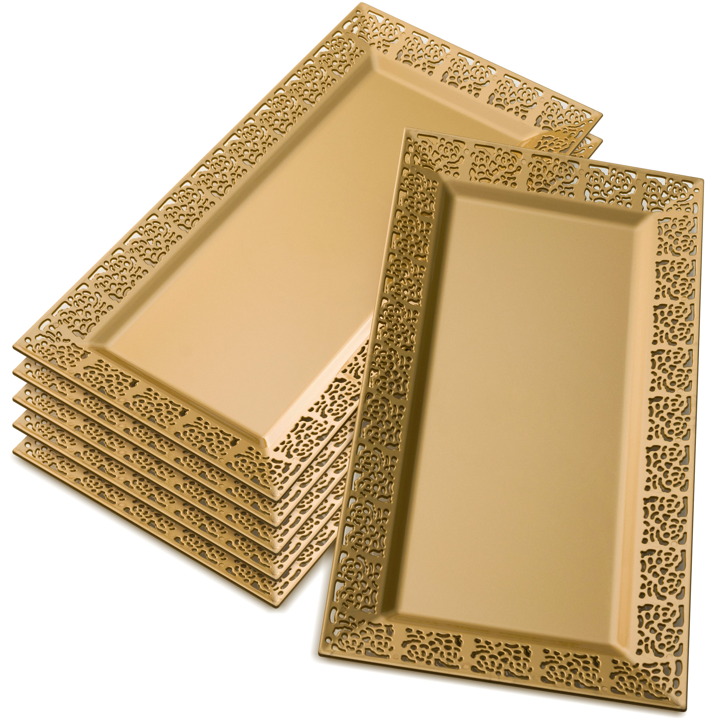 Silver Spoons Disposable Serving Tray & Reviews | Wayfair