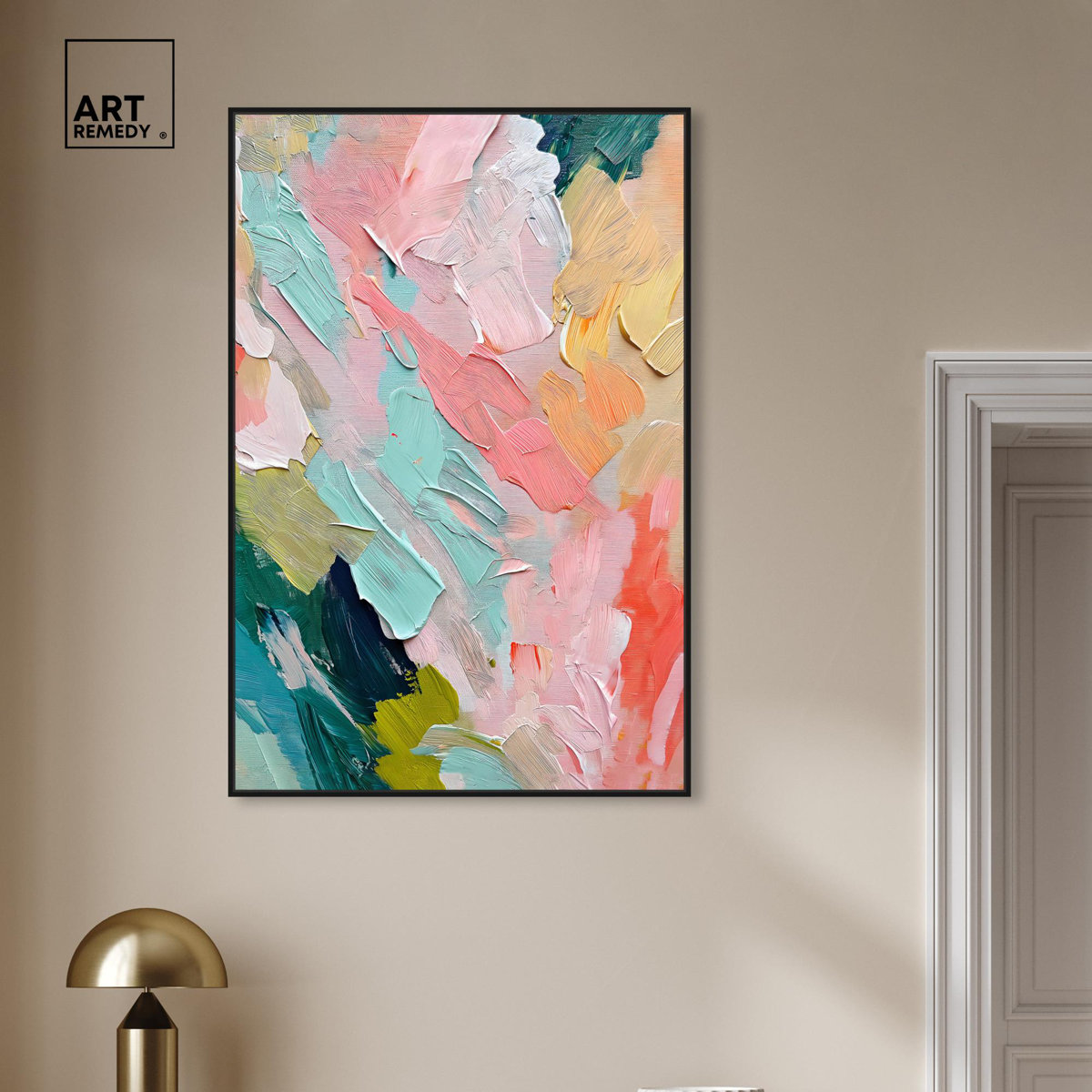 Art Remedy Pastel Layers Canvas Pastel Wall Art by Art Remedy | Wayfair