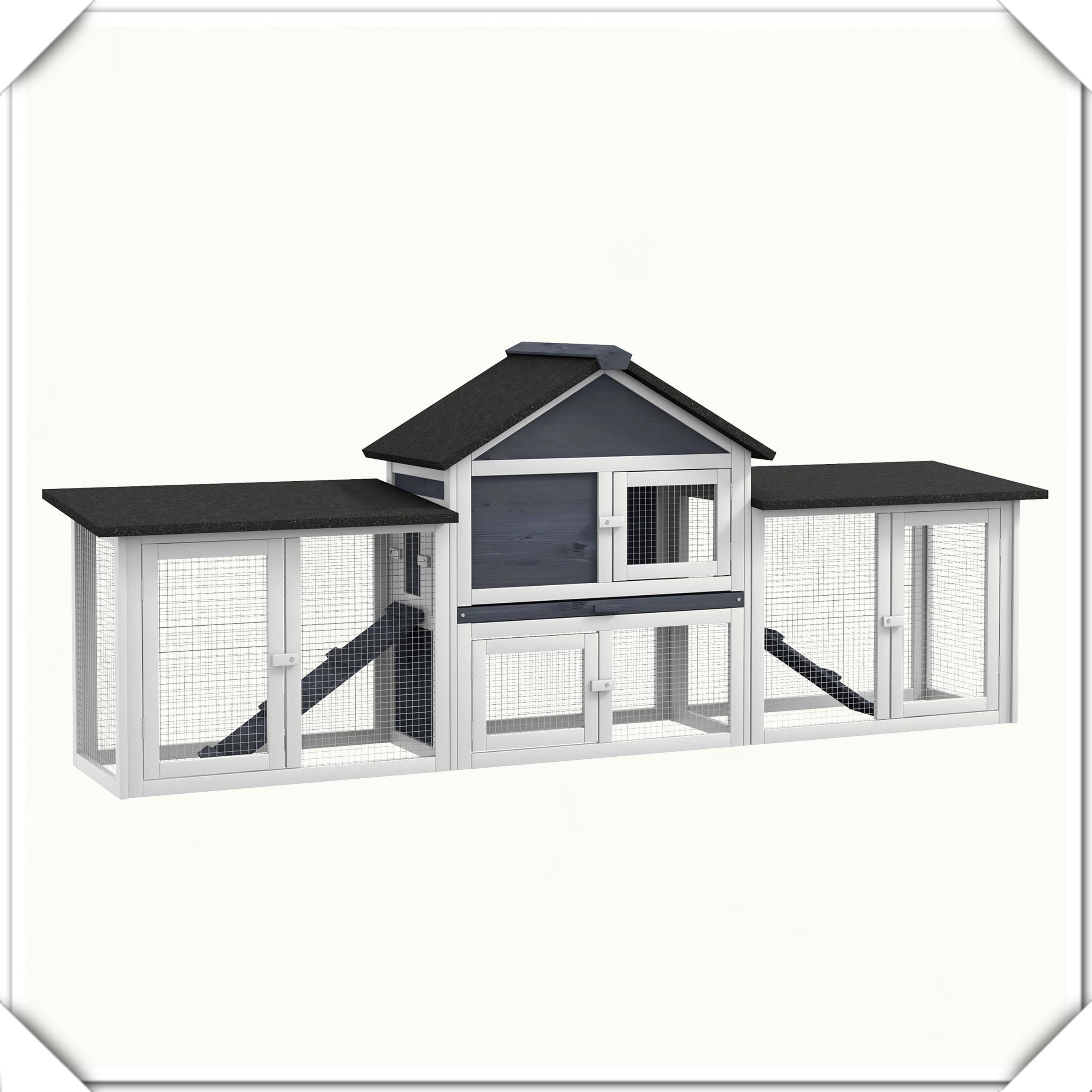 One Allium Way Cage à lapins en bois pour l'extérieur - Wayfair Canada