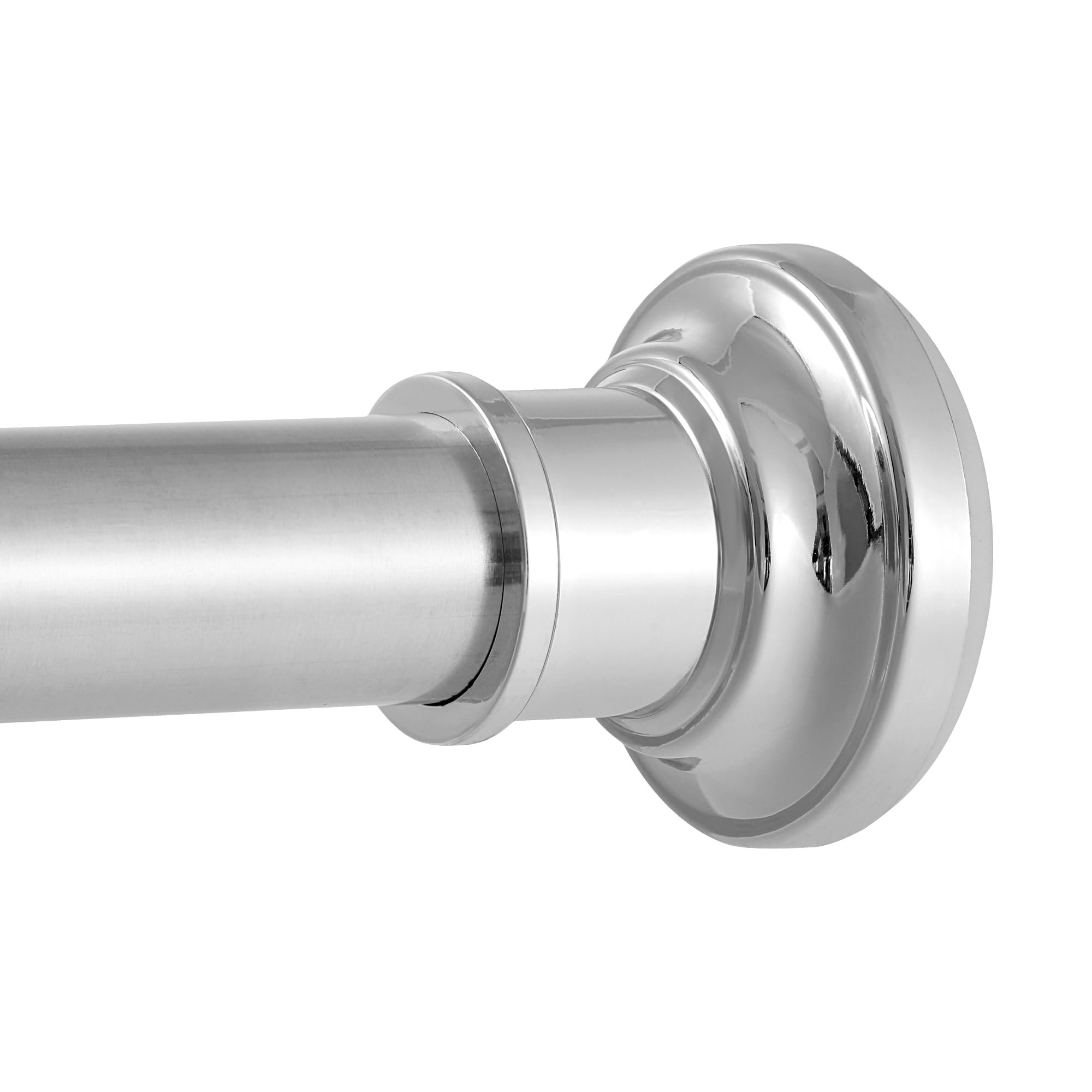 Expeez Tension Shower Curtain Rod, Adjustable Heavy Duty Shower Curtain ...