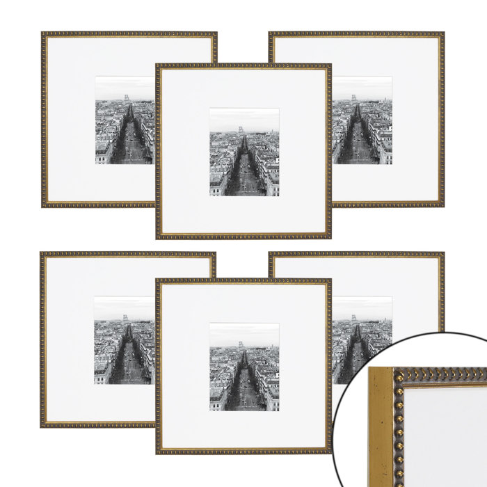 Artistry Designs Wood Picture Frame - Set of 6 | Wayfair