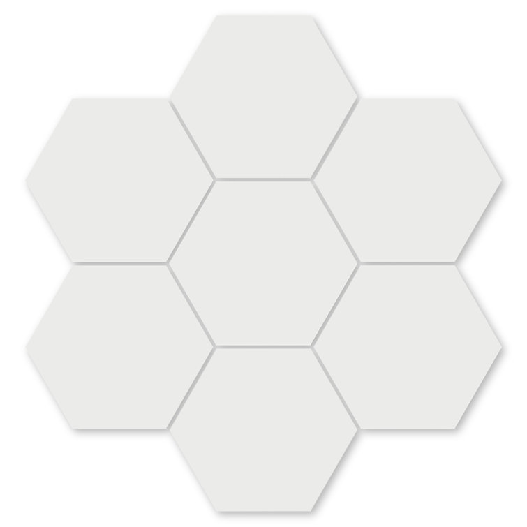 Villa Lagoon Tile Solid Hex 8" x 9" Cement Wall & Floor Tile | Wayfair