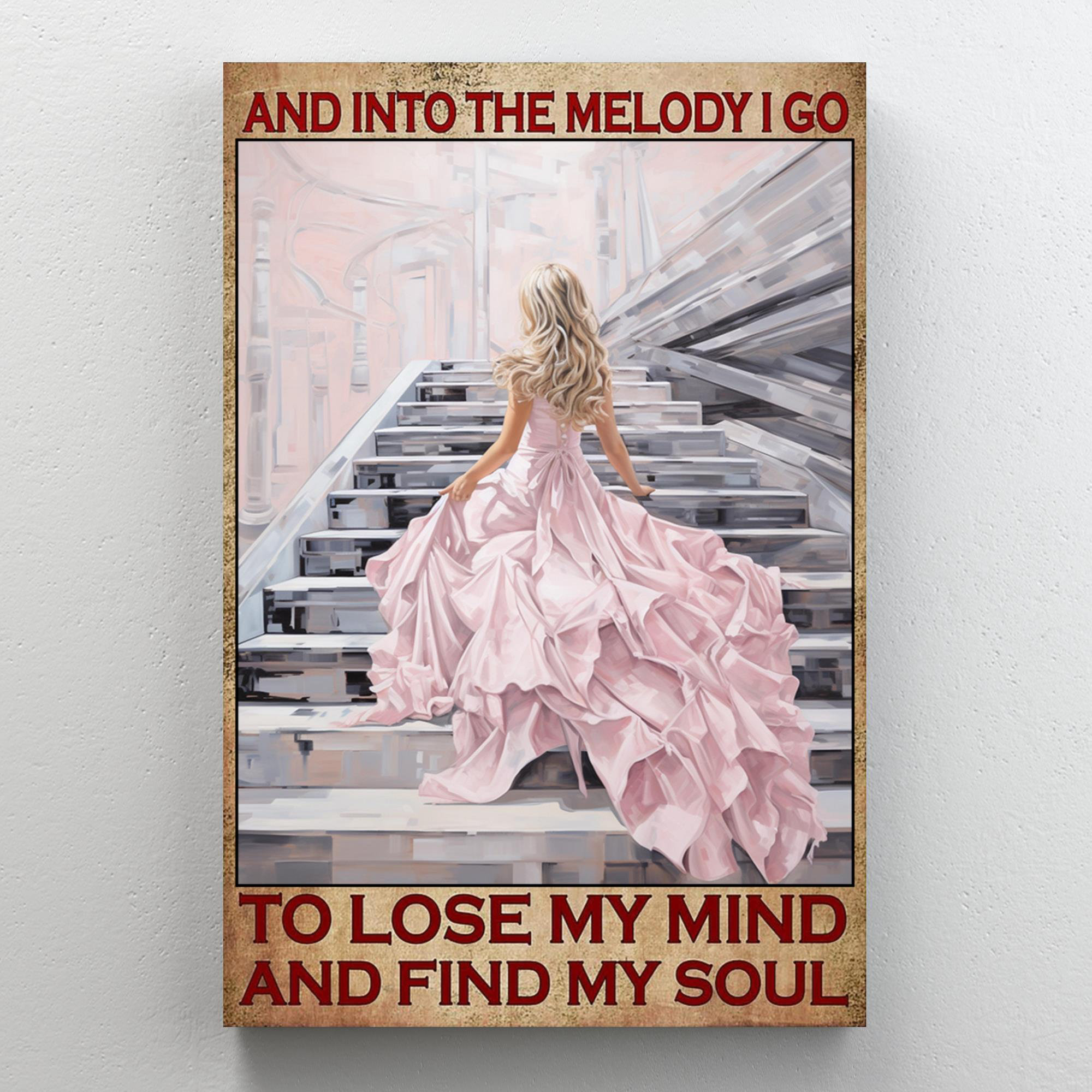 Trinx Tain Woman And Into The Melody 1 On Canvas Print | Wayfair