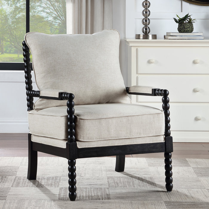 Langley Street Lorentz Modern Farmhouse Accent Chair 25.5" Wide ...