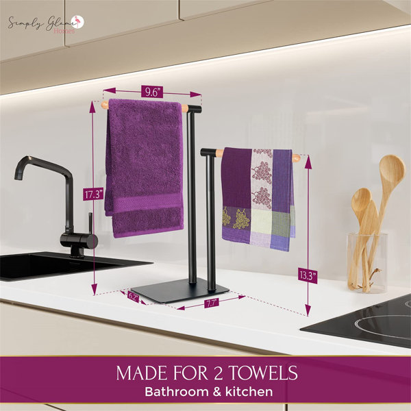 YNV Countertop Towel Rack | Wayfair