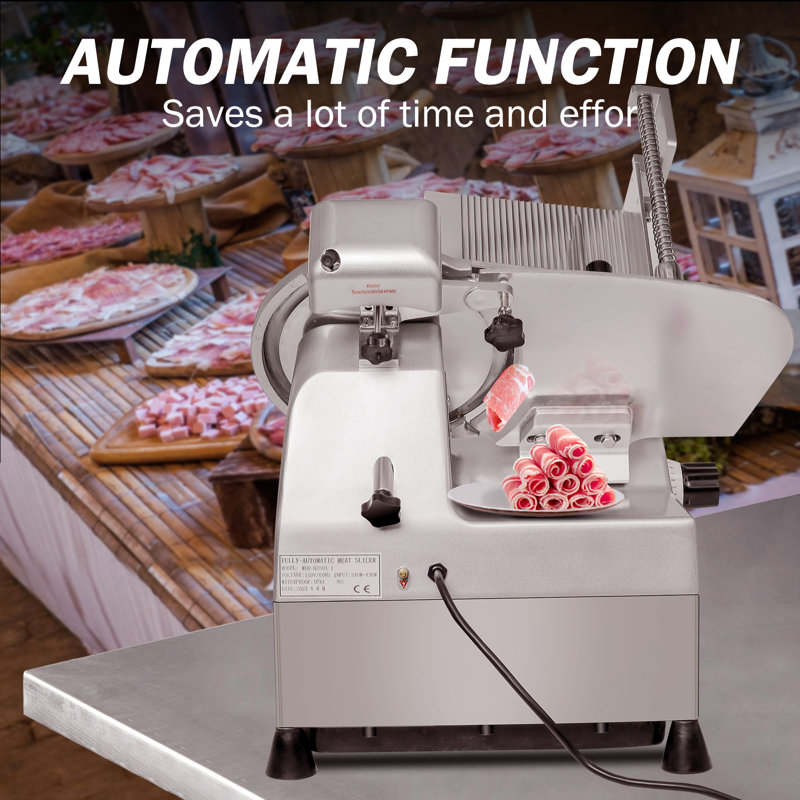 Kcourh Commercial Dual Motor Automatic Meat Slicer Adjustable Thickness ...