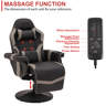 Inbox Zero Adjustable Reclining Faux Leather Swiveling PC & Racing Game ...