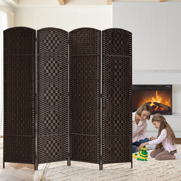 Union Rustic Elmina 6 Ft Folding Room Divider Privacy Screen Home Decor ...
