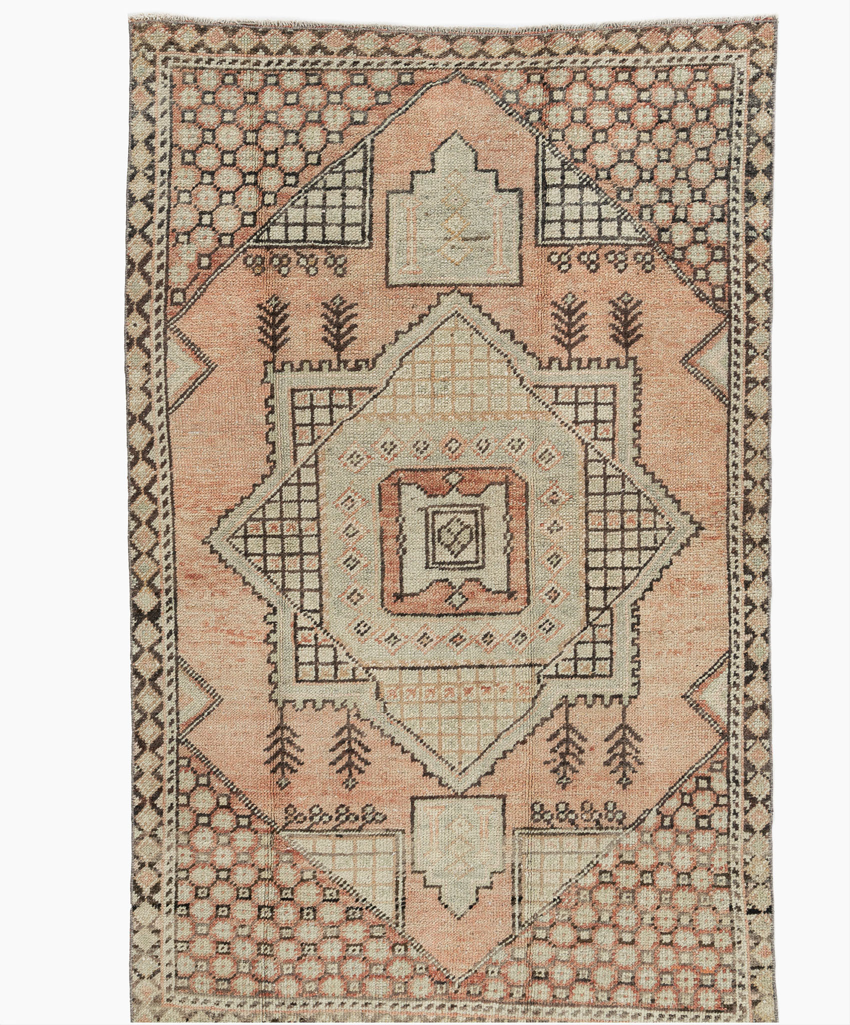 Lavender Oriental Carpets One-of-a-Kind Rectangle 3'7" x 5'8" 1940s ...