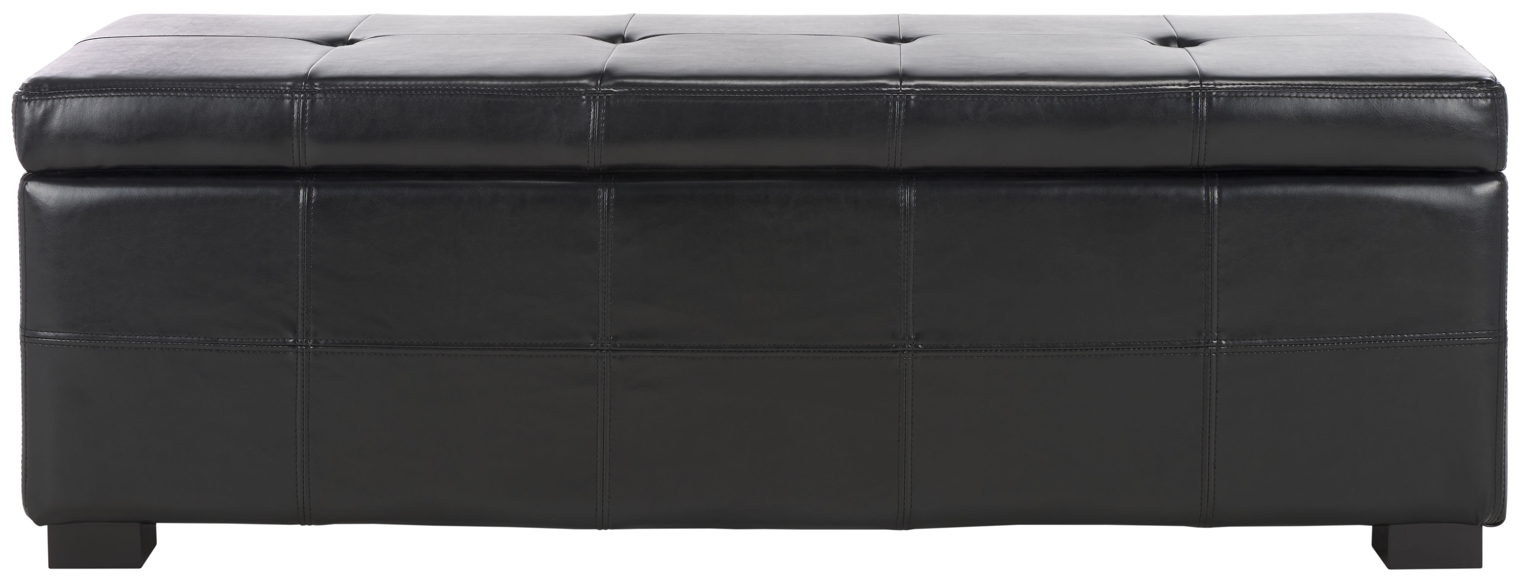 Red Barrel Studio® Alescia Faux Leather Upholstered Storage Bench ...