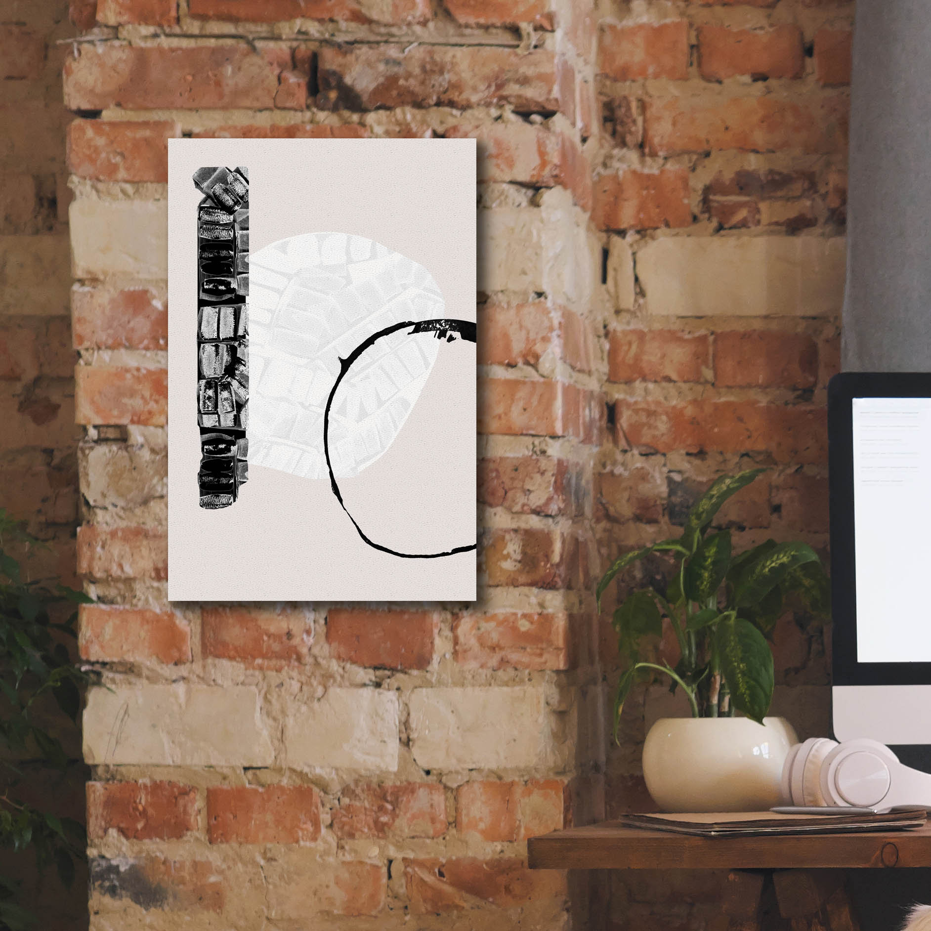 Epic Graffiti 'Zen Shapes 1' by Cartissi Canvas Wall Art | Wayfair