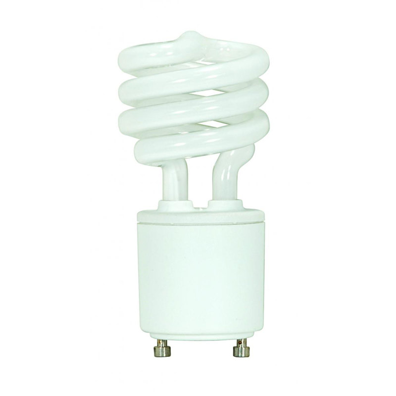 Satco Lighting 13 Watt T2 Shaped GU24 Base Compact Fluorescent Bulb ...