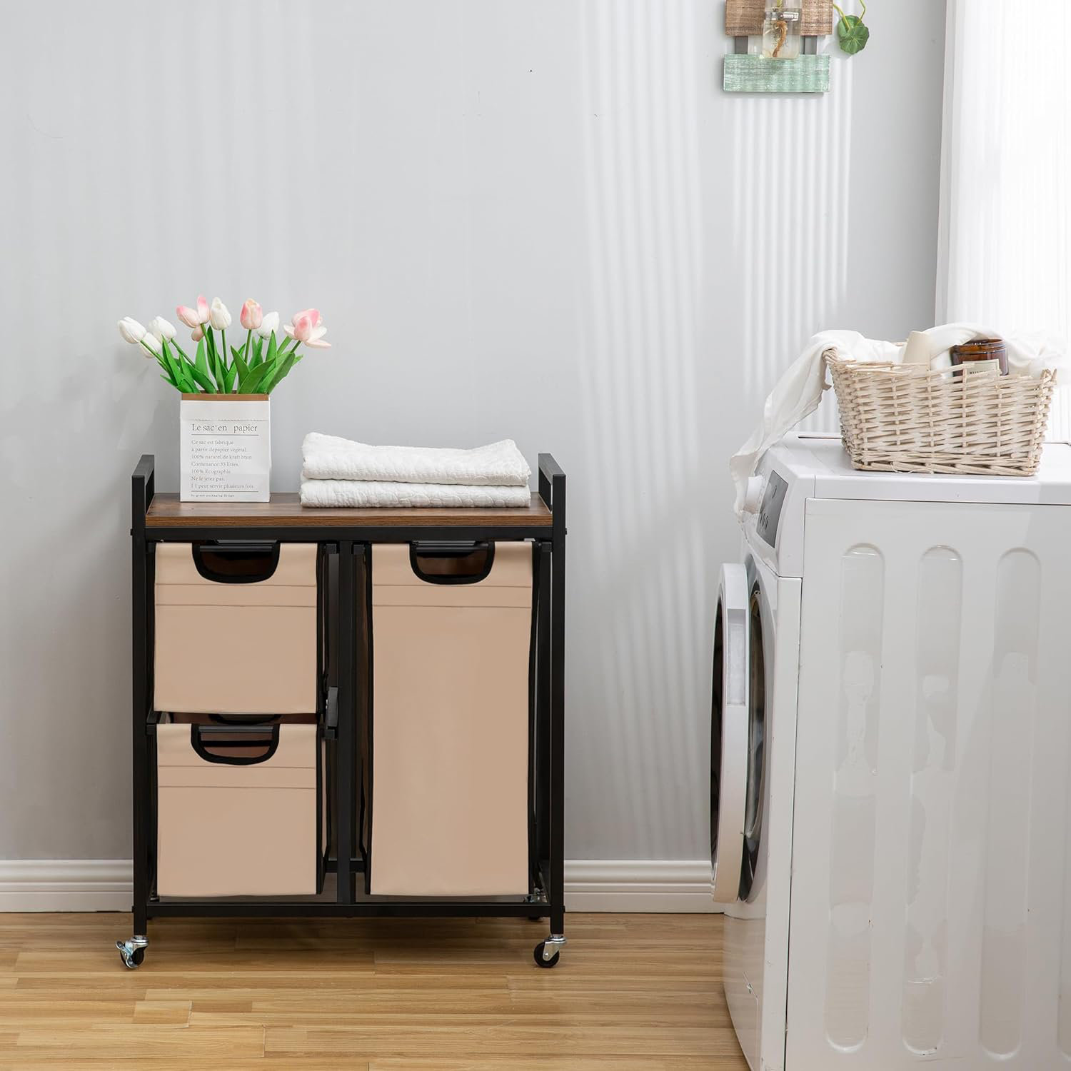 Shimano Laundry Basket Organizer, Hampers For Laundry 3 Compartments ...