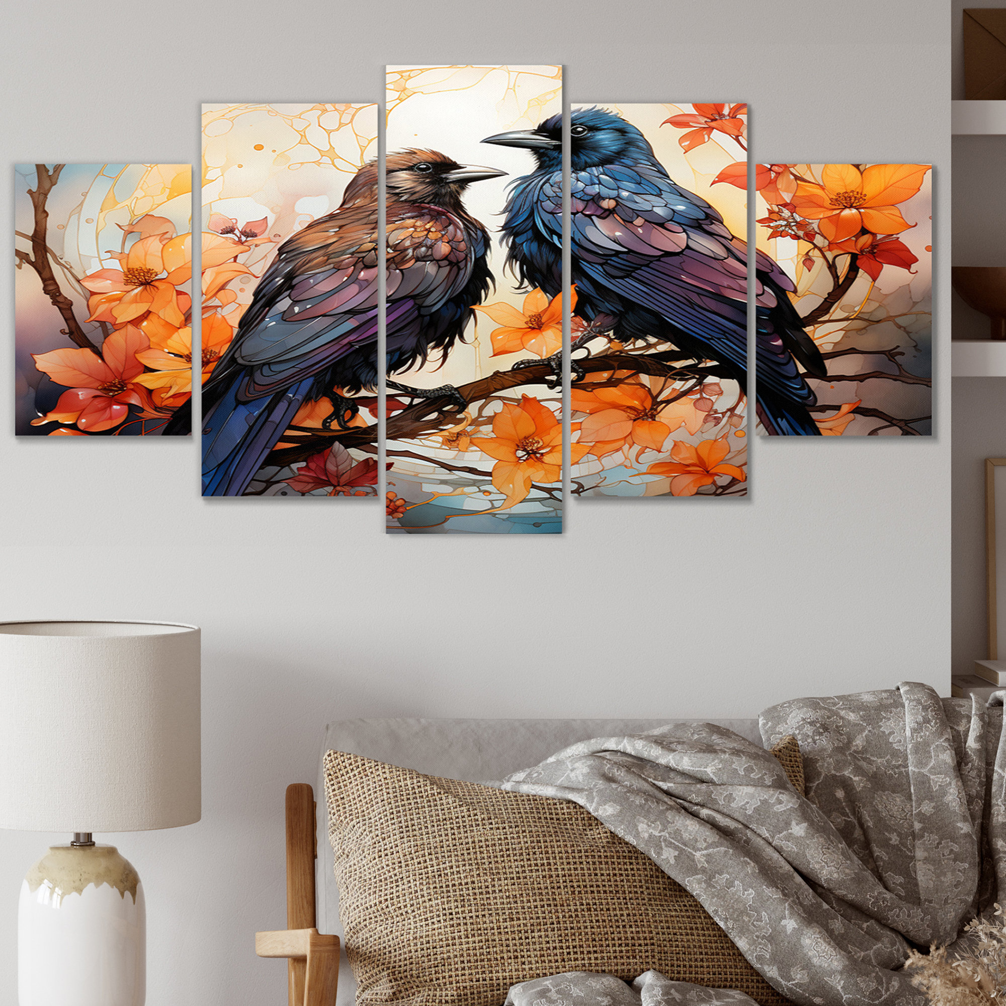 Winston Porter Crow Regal Renaissance I - Animals Canvas Print - 5 ...