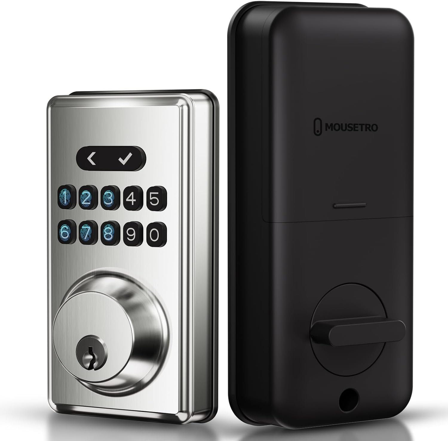 SRHSL Keyless Entry Door Lock, Electronic Keypad Deadbolt for Front ...