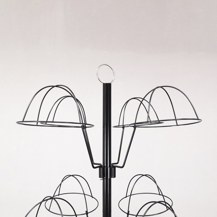 Rebrilliant 6-Tier 24 Hat Rotating Hat Display Rack Free Standing ...