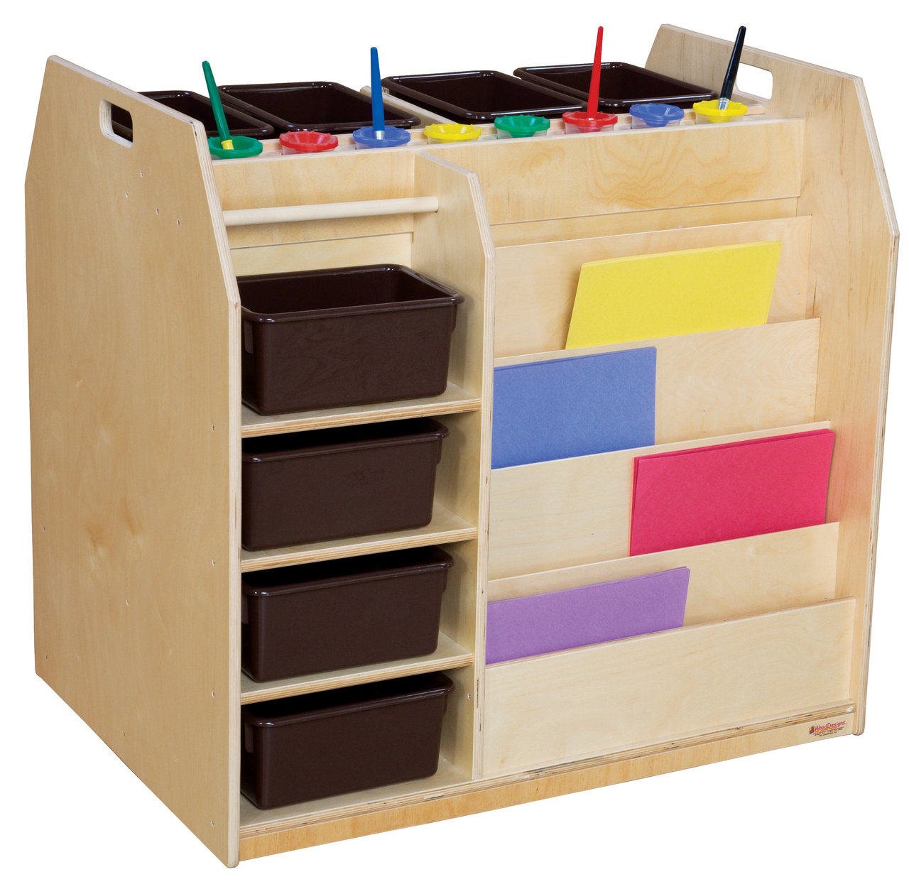 Wood Designs Trolley Art Cart | Wayfair