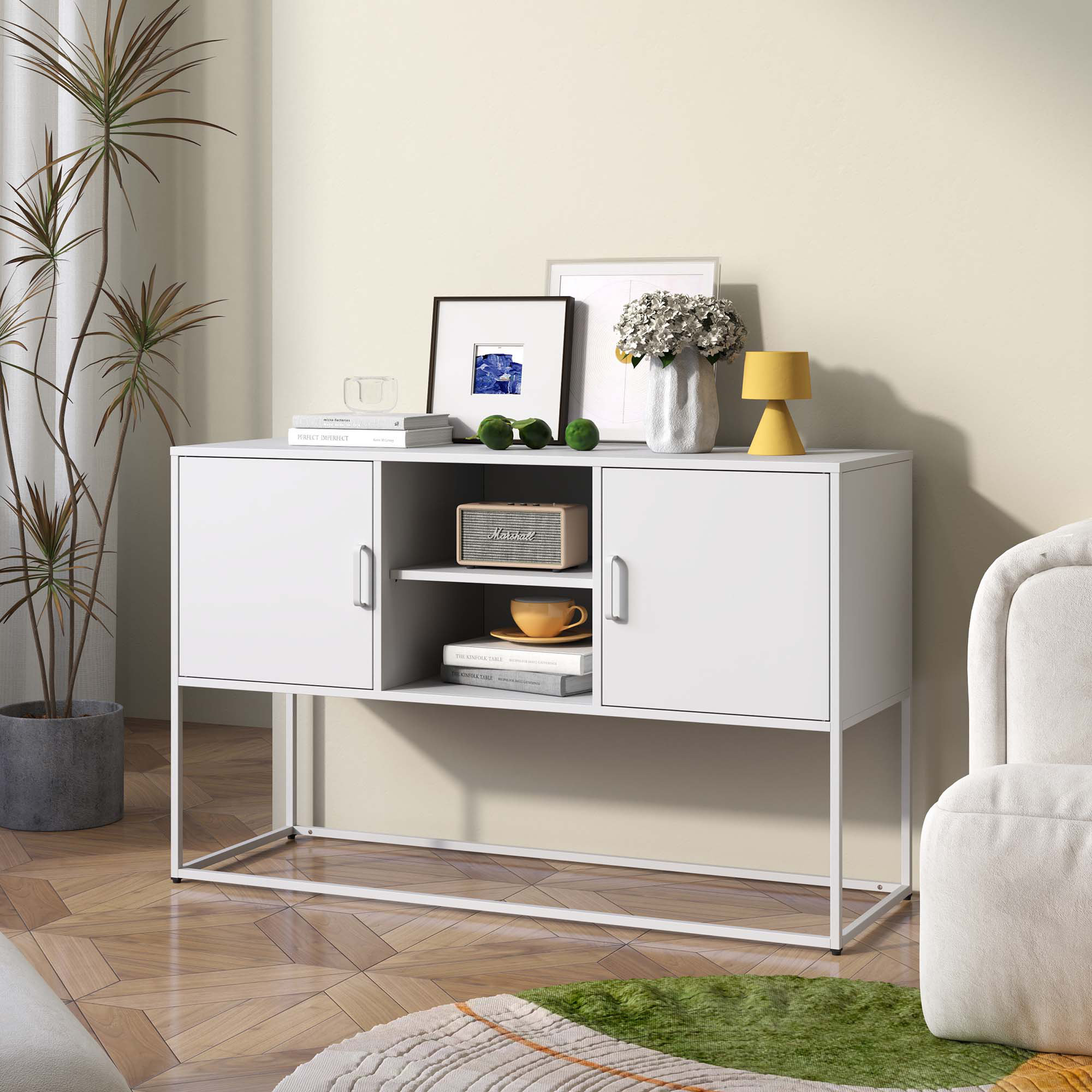 Ebern Designs Modern Sideboard Buffet With Plenty Of Storage Space ...