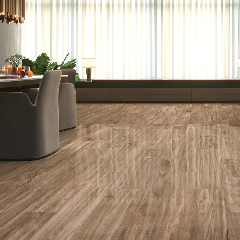 Supreme Tile Spazio 8" x 48" Porcelain Fabric Look Wall & Floor Tile ...