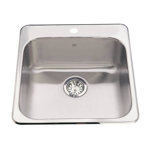 Cantrio Koncepts Cantrio Premium Stainless Steel Single Kitchen Sink ...