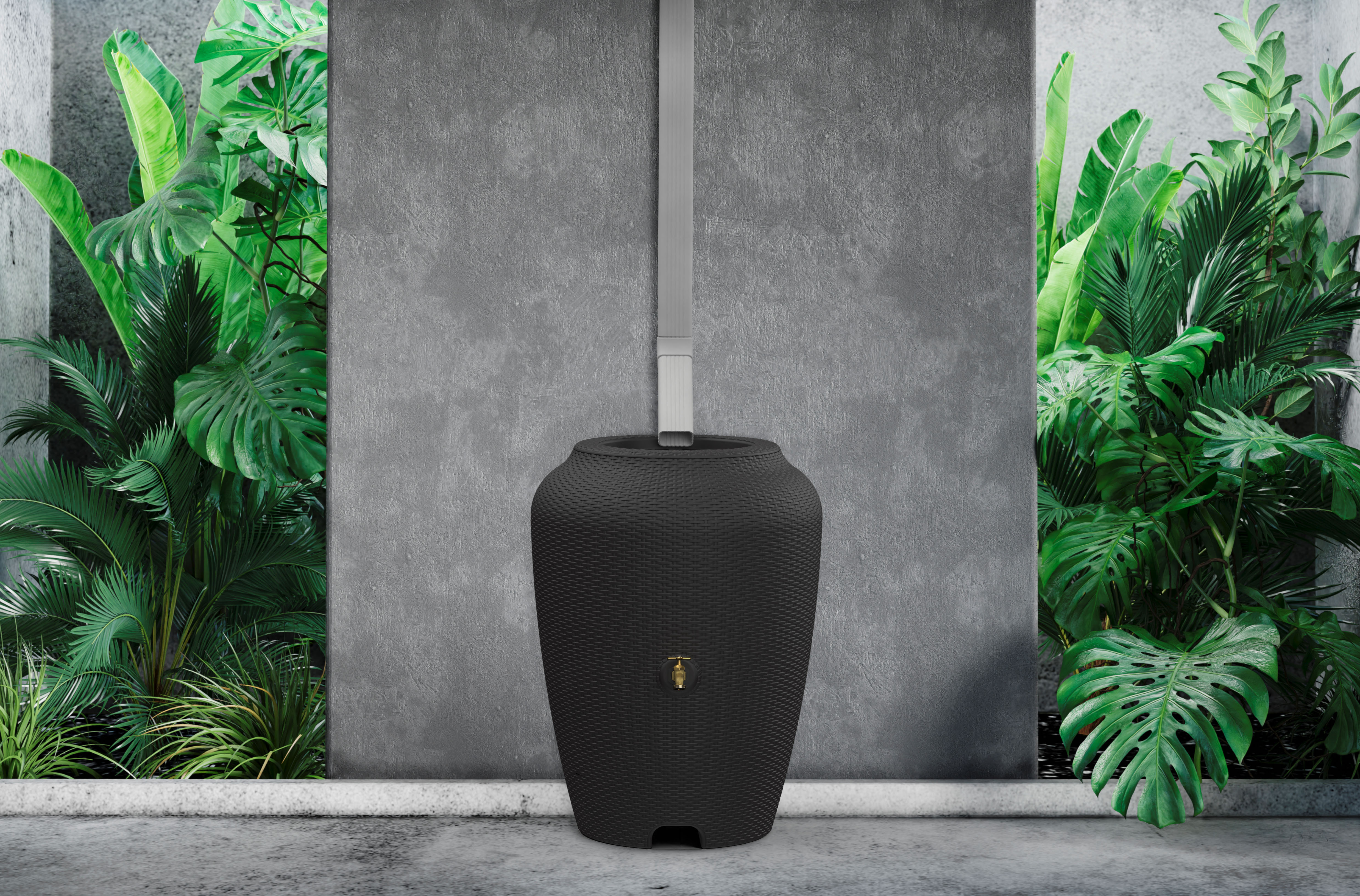 Algreen Wicker Texture 50 Gallon Rain Barrel for Water Storage & Reviews - Wayfair Canada