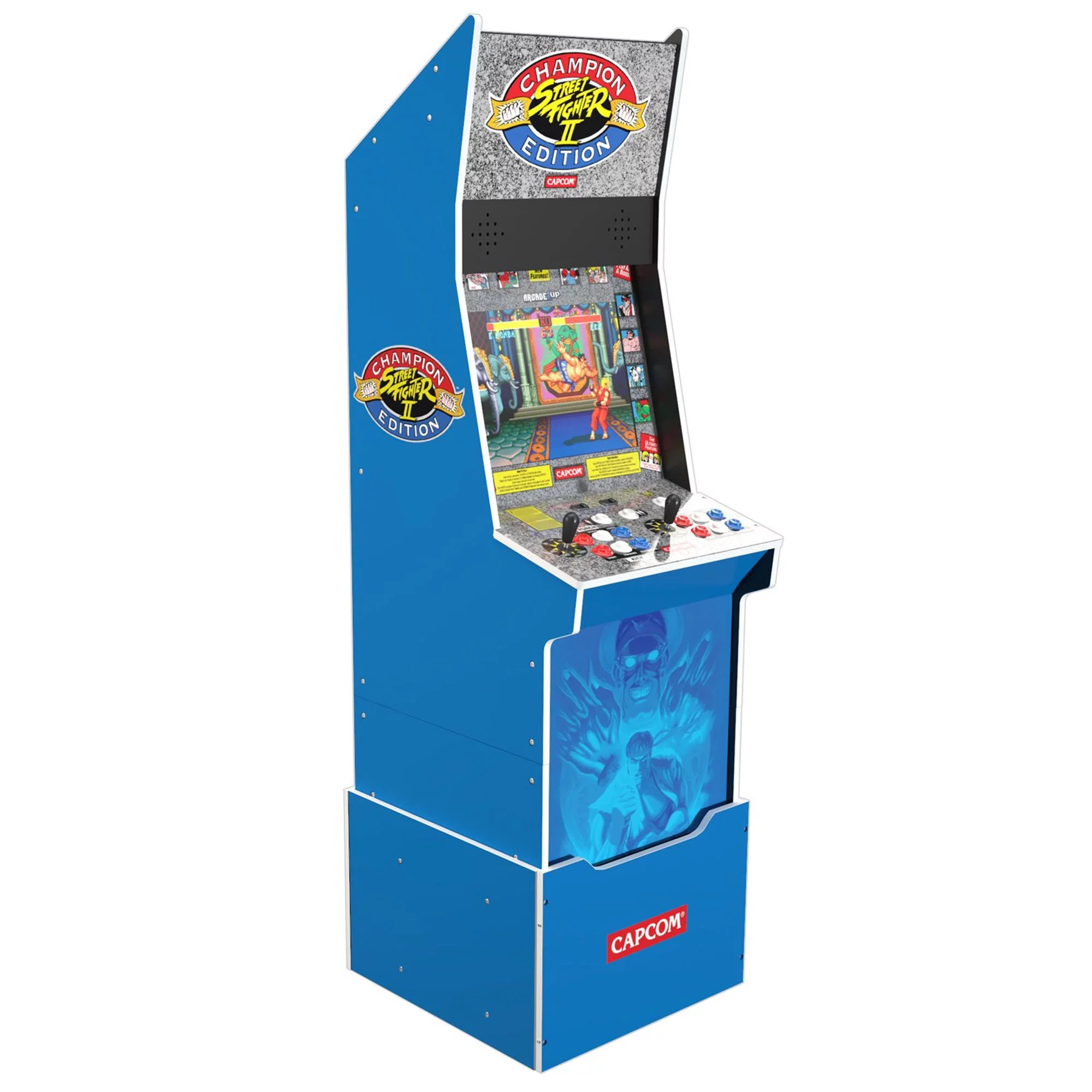 Arcade 1Up Arcade1up Street Fighter Ii Champion Edition Big Blue Arcade ...