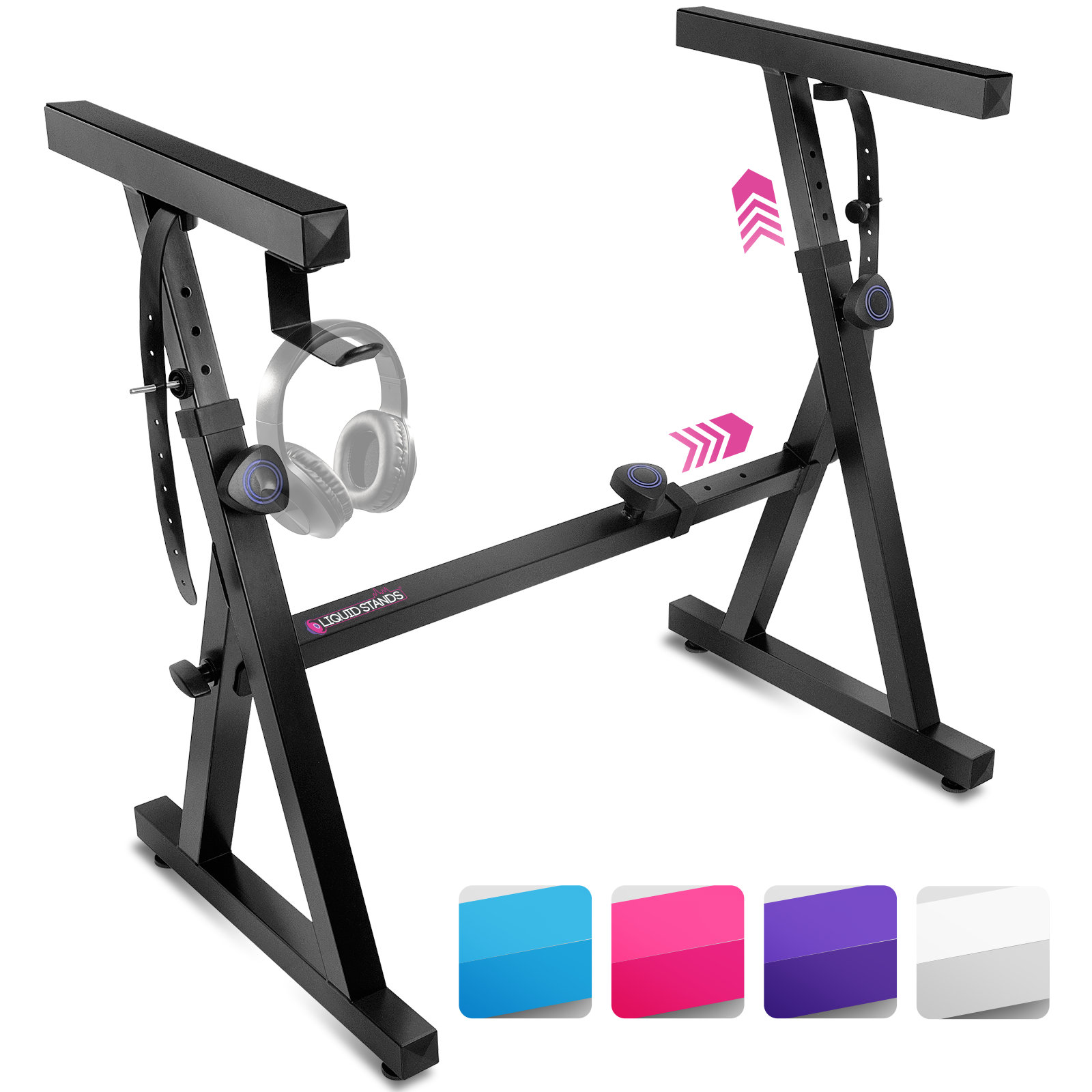 Liquid Stands Piano Keyboard Stand - Z Style Adjustable and Portable ...