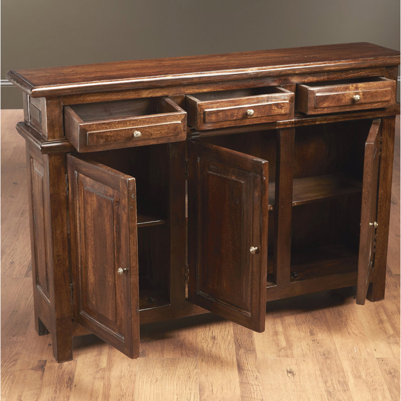 Loon Peak® Gesling 53" 3-Drawer Sideboard & Reviews | Wayfair