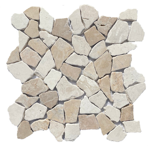 Mosaics4you Random Sized Natural Stone Random Mosaic Wall & Floor Tile ...
