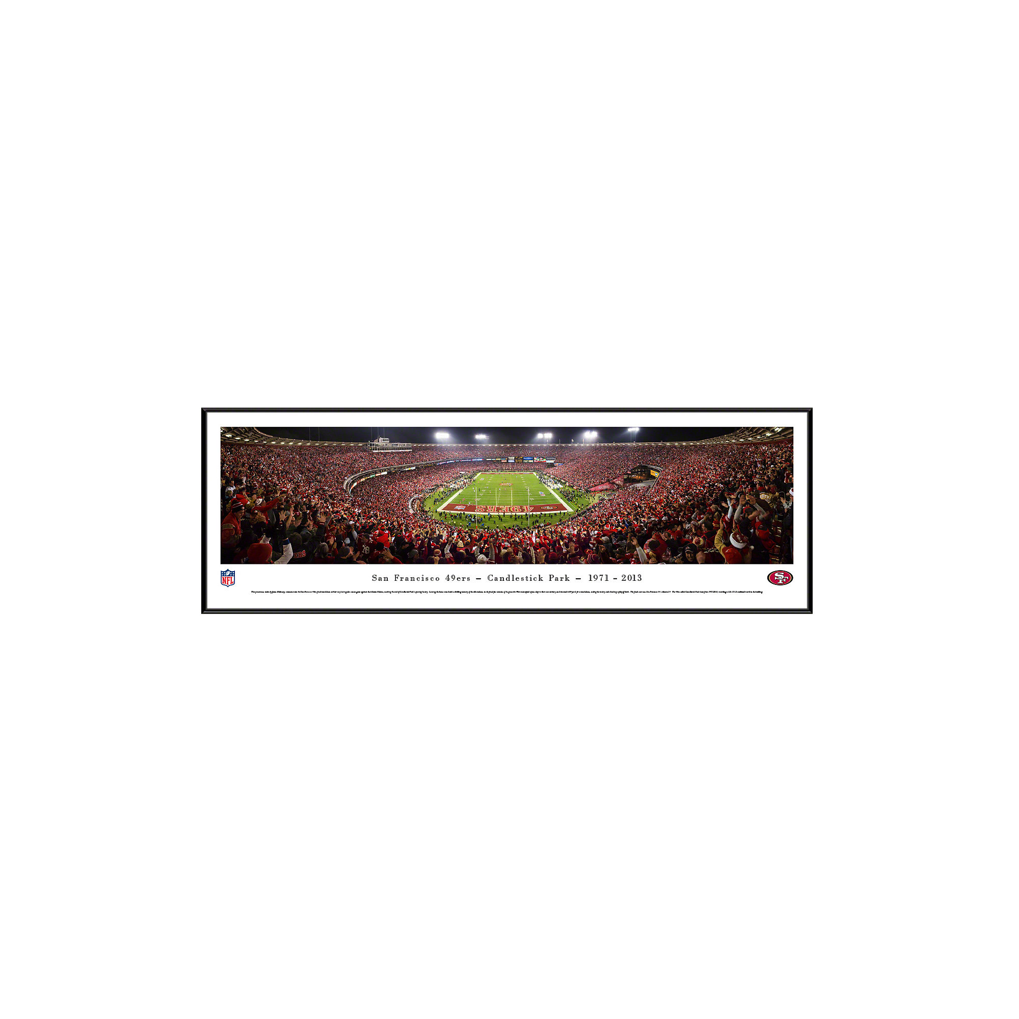 Vault W Artwork NFL San Francisco 49Ers - End Zone Farewell by James ...