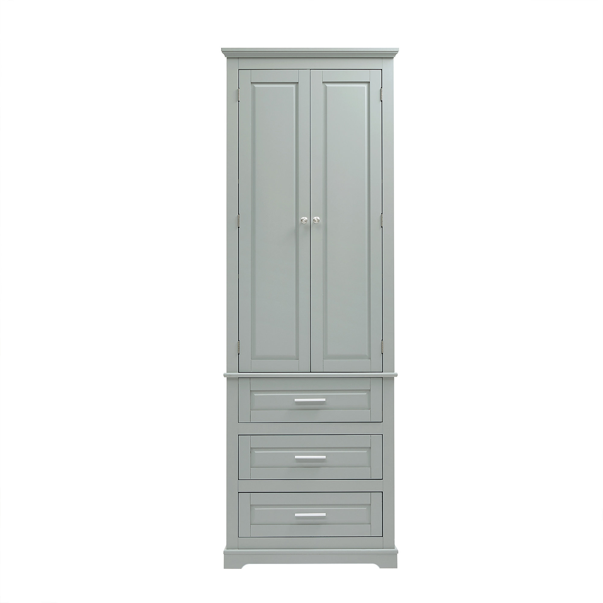 Latitude Run® Versatile Tall Storage Cabinet With Adjustable Shelves ...