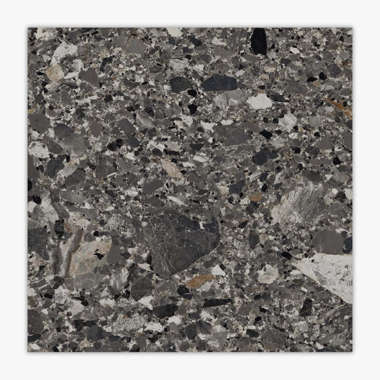 Direct Stone Source Oscura 24" x 24" Porcelain Singular Wall & Floor ...