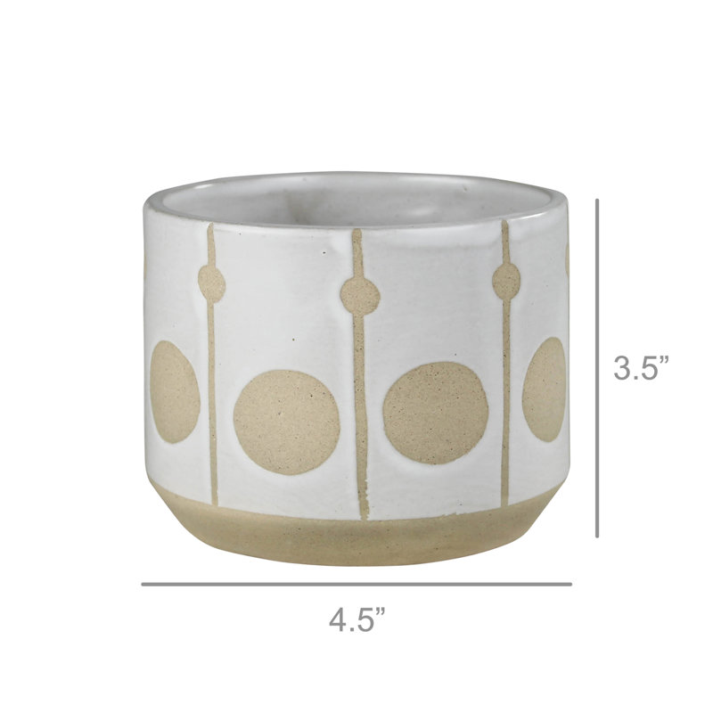 Dakota Fields Chanae Ceramic Cachepot | Wayfair