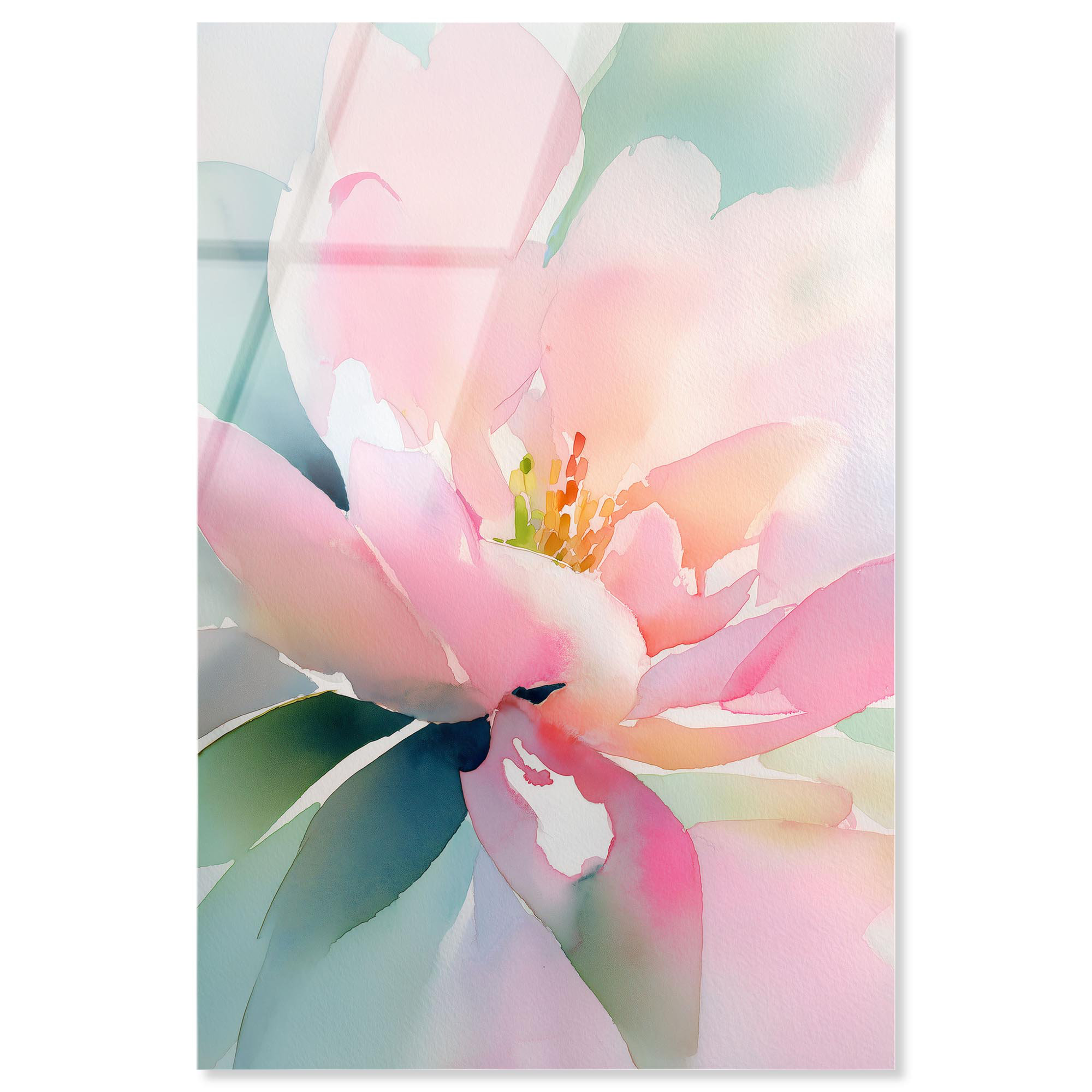 House of Hampton® Veiled Flower Acrylic Print Floral Wall Decor by Art ...