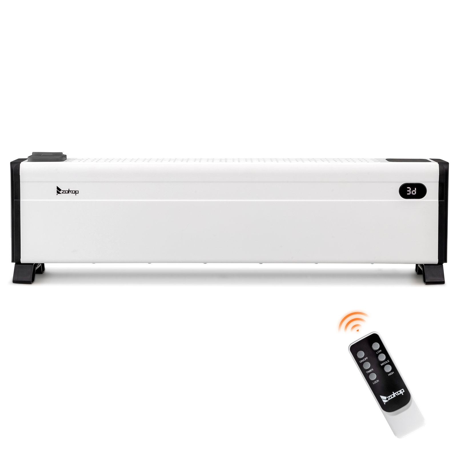 Winado 32 In. 1500-Watt Baseboard Heater With Remote & Reviews ...