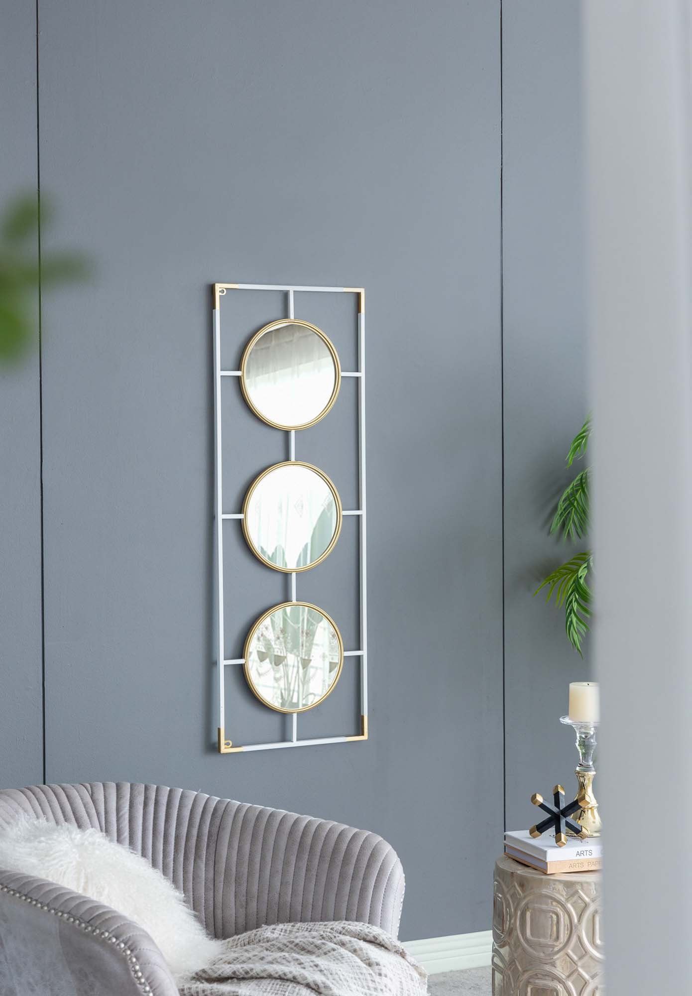 Mercer41 3 Mirror Piece Wall Mirror,Home Wall Decor | Wayfair