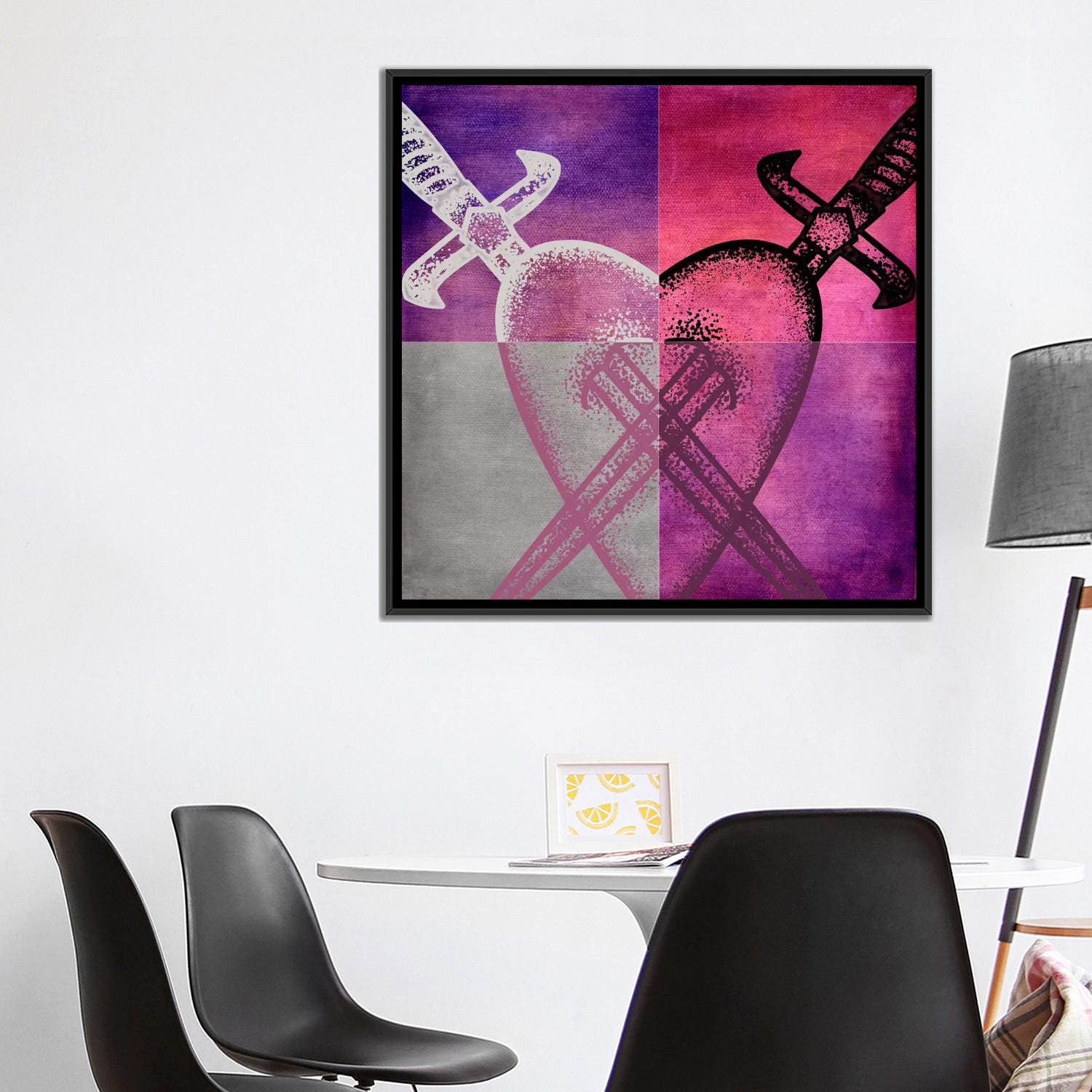 Latitude Run® Stabbed in the Heart I Graphic Art on Wrapped Canvas ...