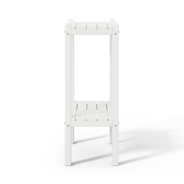 Winston Porter Mkiyah Square 18.45'' L x 18.45'' W Outdoor Side Table ...