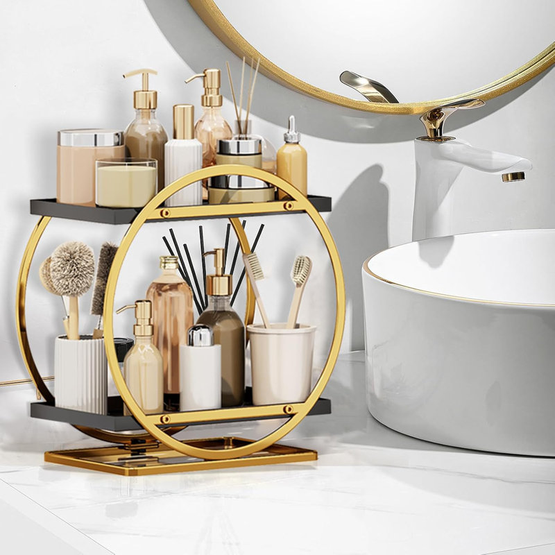 Kebe Makeup Organizer And Storage, Black Perfume Organizer For Dresser ...