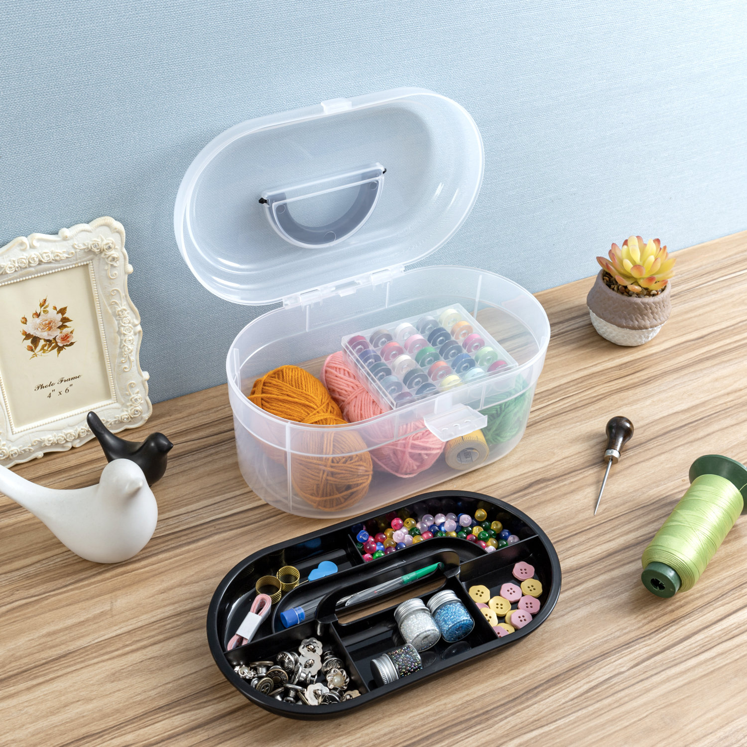 MY GIFT 4.7 L Plastic Storage Tub & Tote | Wayfair.co.uk