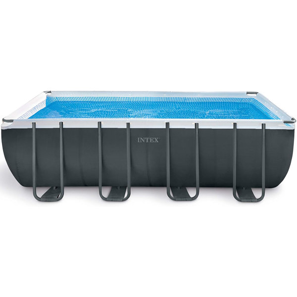 Intex Rectangular Ultra XTR Frame Swimming Pool with Pump & Reviews ...