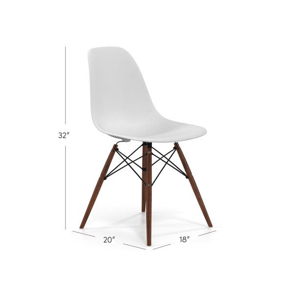 AllModern Jordan Solid Back Side Chair & Reviews | Wayfair